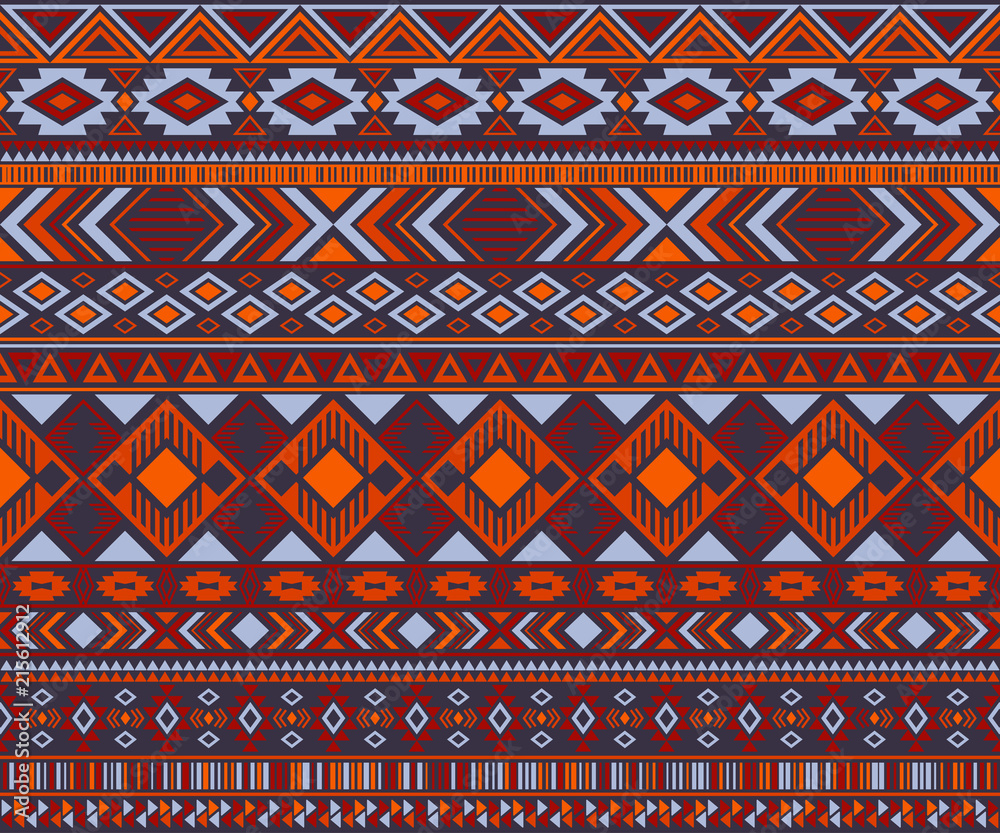 American indian pattern tribal ethnic motifs geometric vector ...