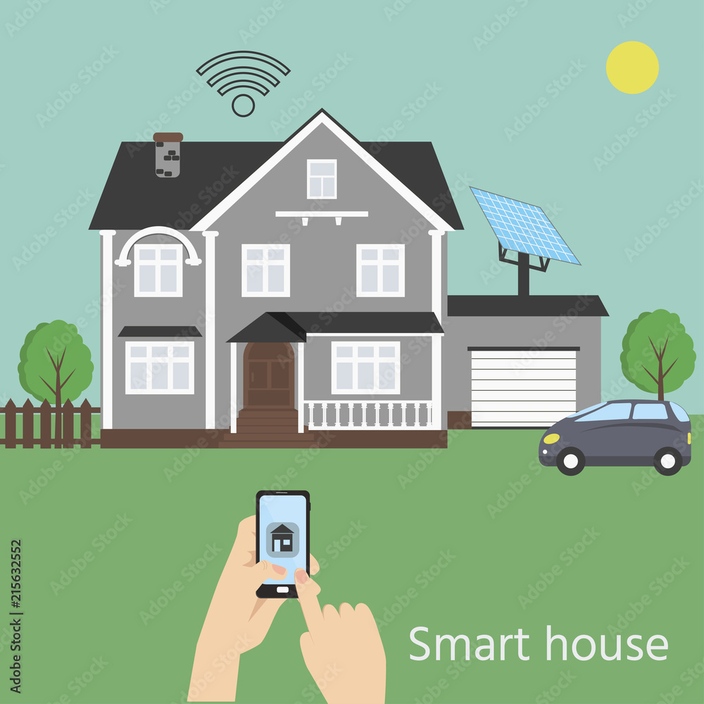 Smart home technology and automation system. Automation system with ...