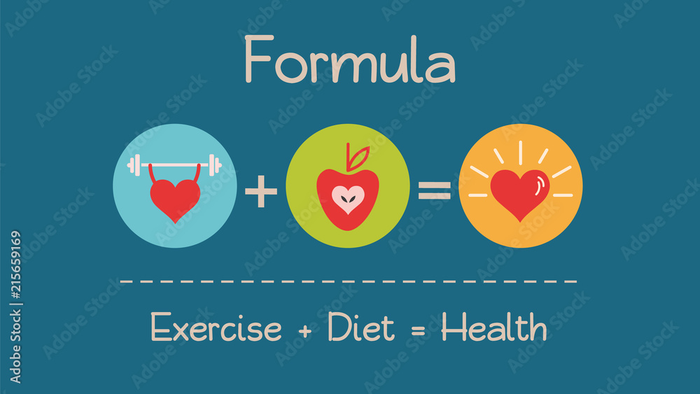 Formula for Healthy Heart Stock Vector | Adobe Stock