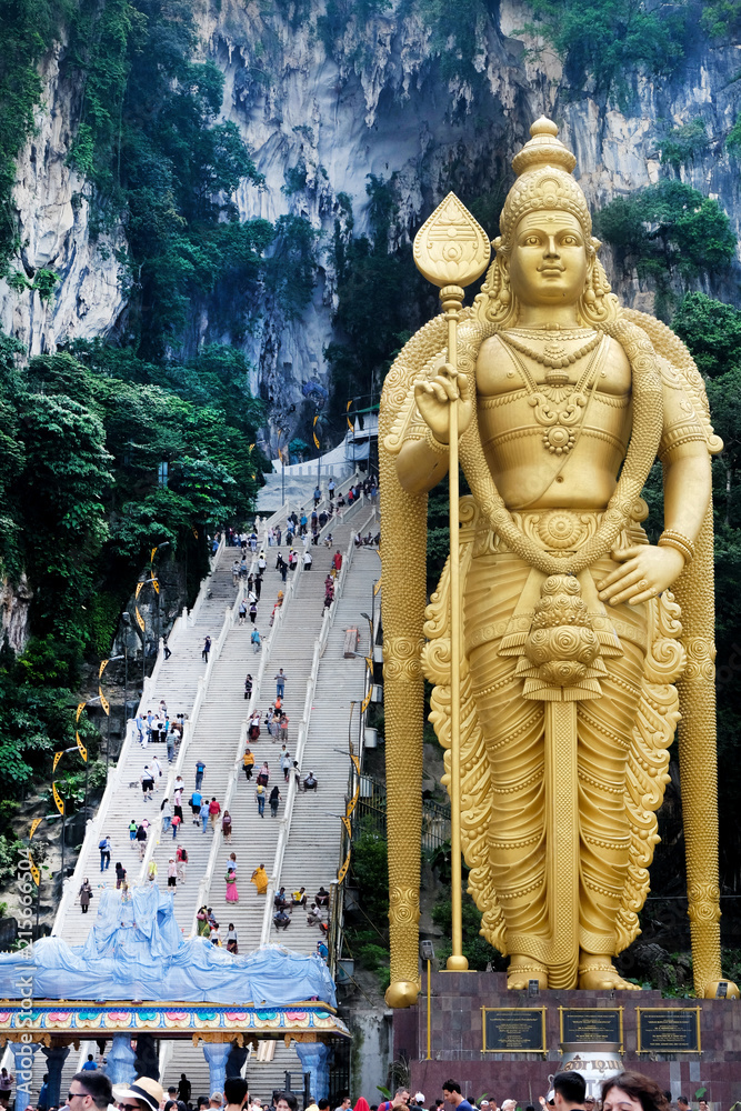 Poster Batu Caves protected by the hindu god lord Murugan – Wall Art ...