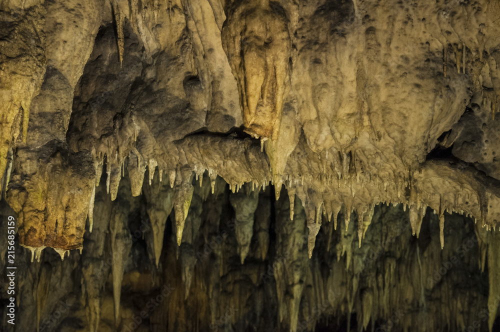 Croazia, 26/06/2018: rocce, stalattiti e stalagmiti nelle Grotte di ...