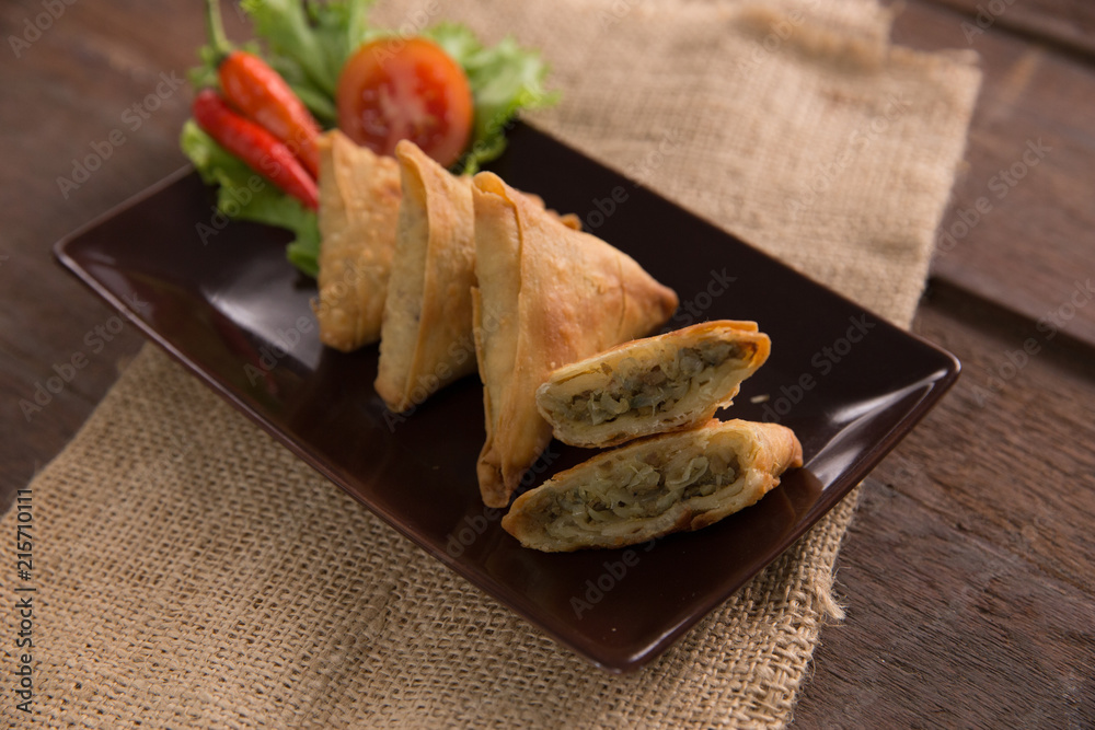 samosa or sambusa Stock Photo | Adobe Stock