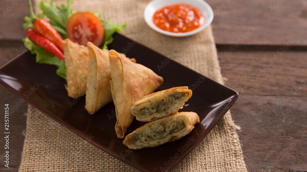 samosa or sambusa Stock Photo | Adobe Stock