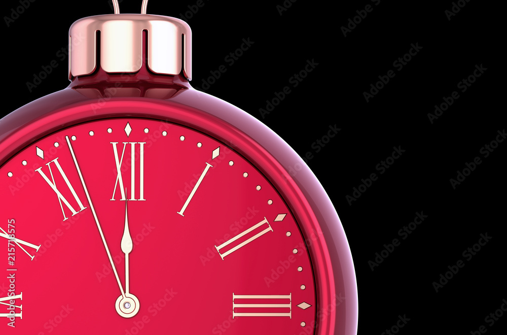 New Years Clock Countdown