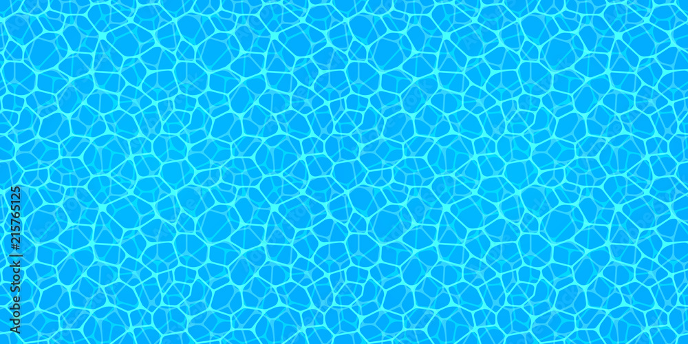 Plakat Swimming pool seamless texture. Water surface background ...