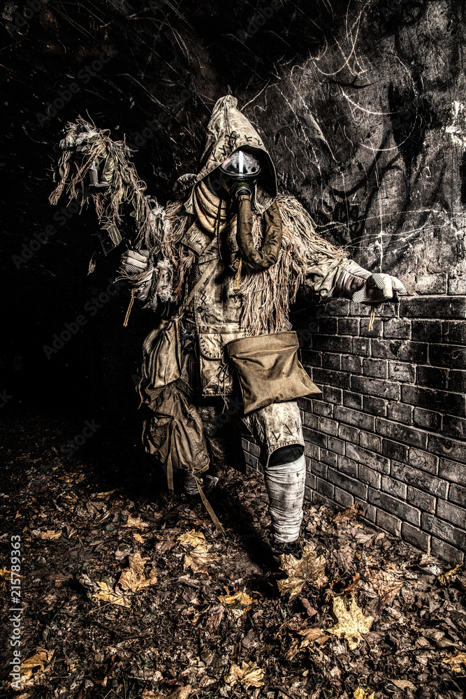 Post apocalyptic survivor, mysterious underground creature, stalker in ...