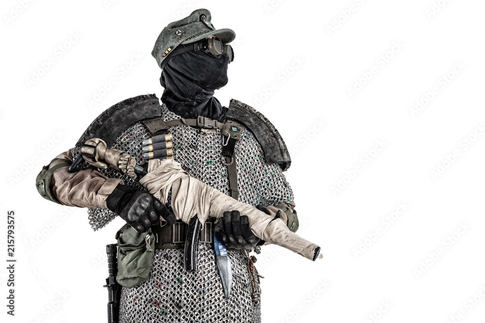 Nuclear post-apocalypse survivor, alternative history nazi soldier or ...