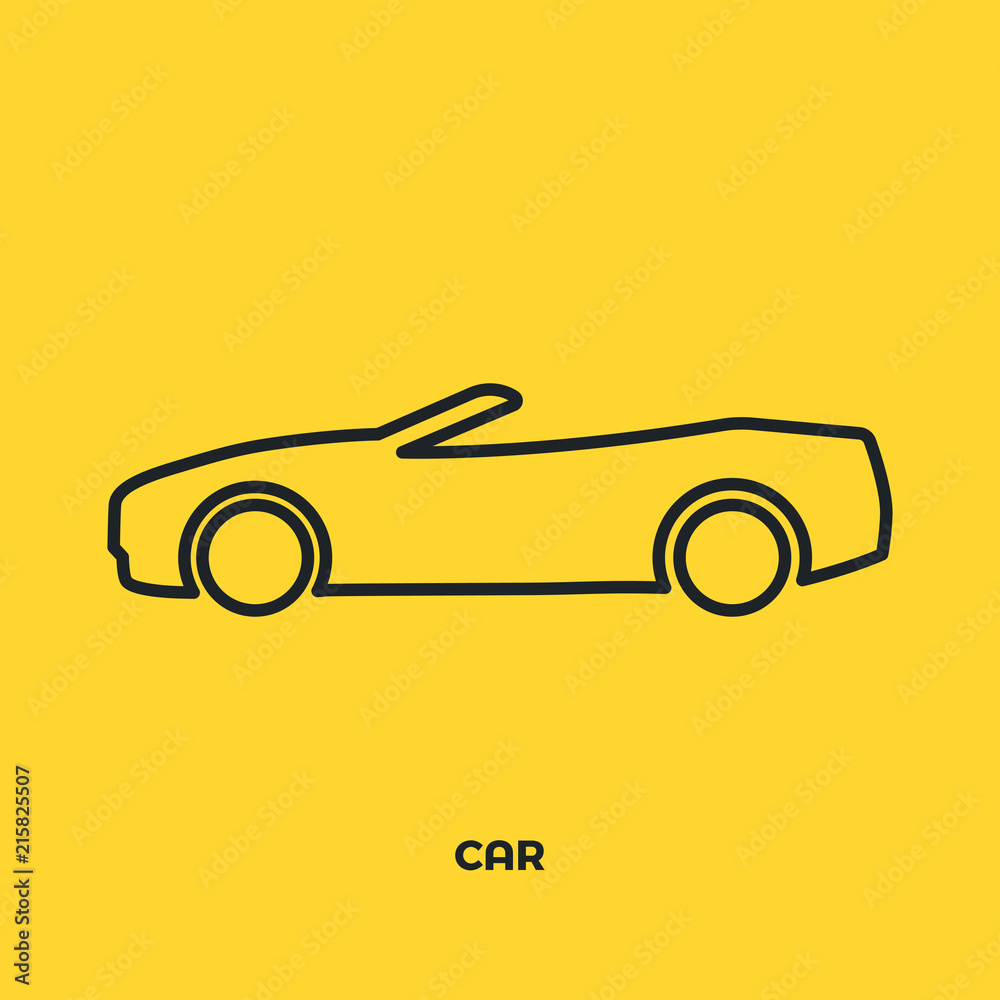 Car logo graphic design concept. Editable element, can be used as ...