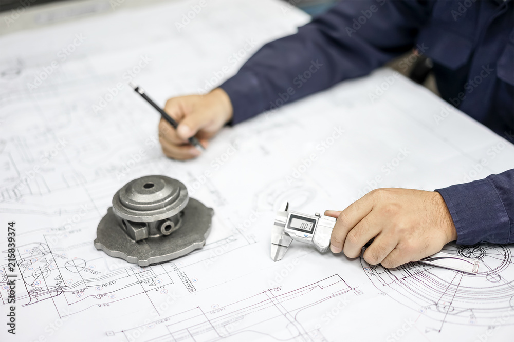 Engineering inspection check dimension automotive parts reference ...