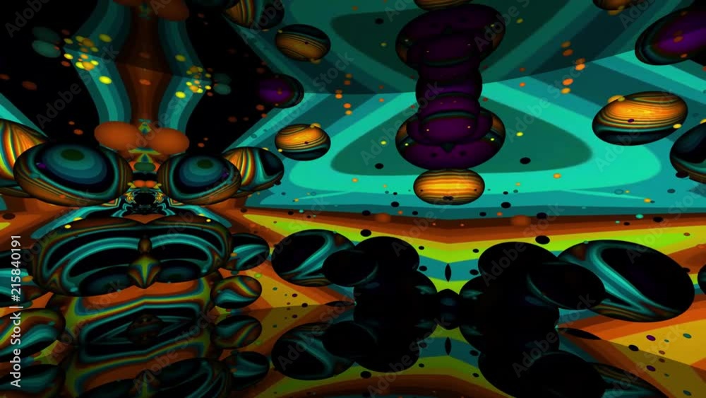 A dynamic backdrop for video-clips with a panning of graphics from ...