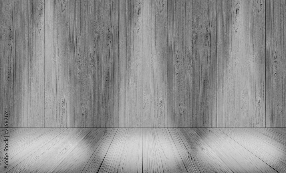 gray studio room background, grey floor backdrop with spotlight wood ...