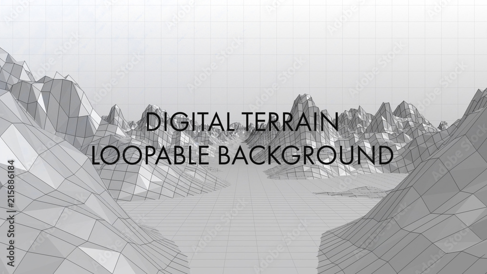 Digital Terrain Backgrounds Stock Template | Adobe Stock