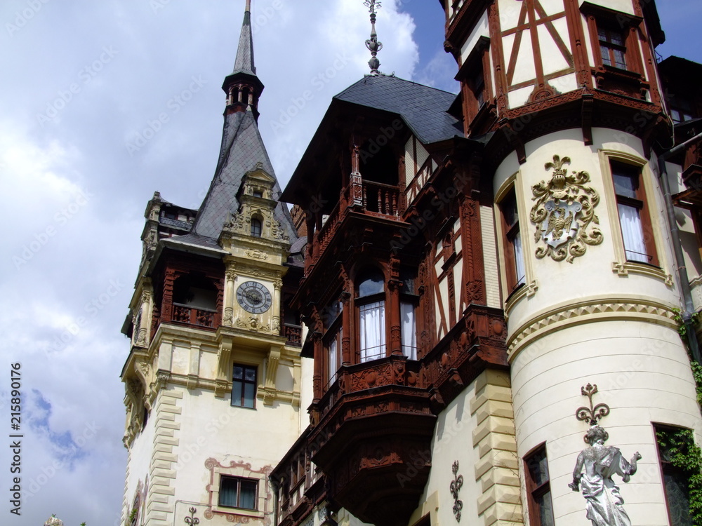 castelul peles, sinaia Stock Photo | Adobe Stock