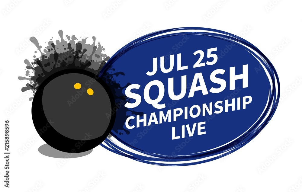 Vector squash racket sport scoreboard spotlight background place for ...