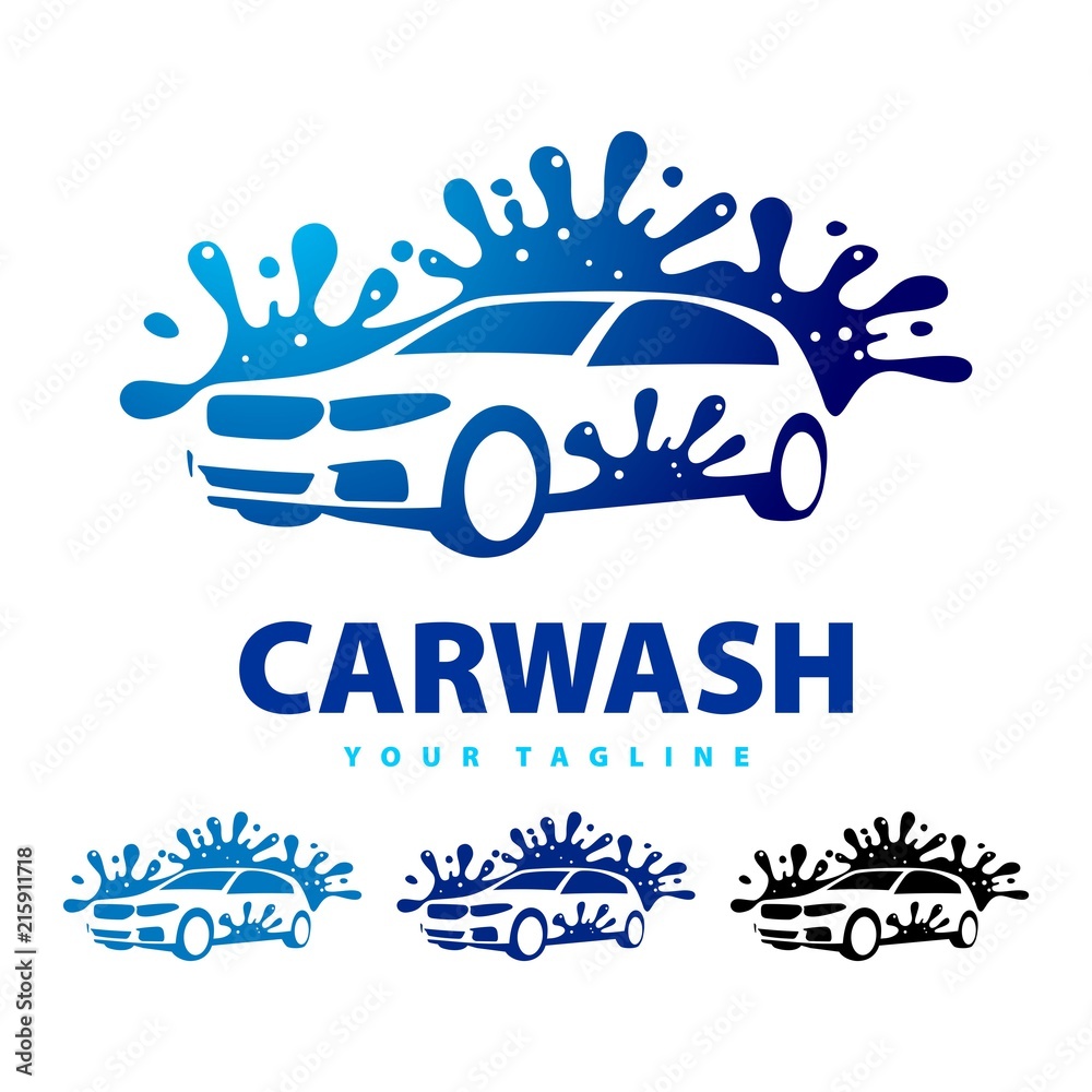 Car Wash Logo Splash Water Design Logo Vector, Car Logo, Splash Water ...