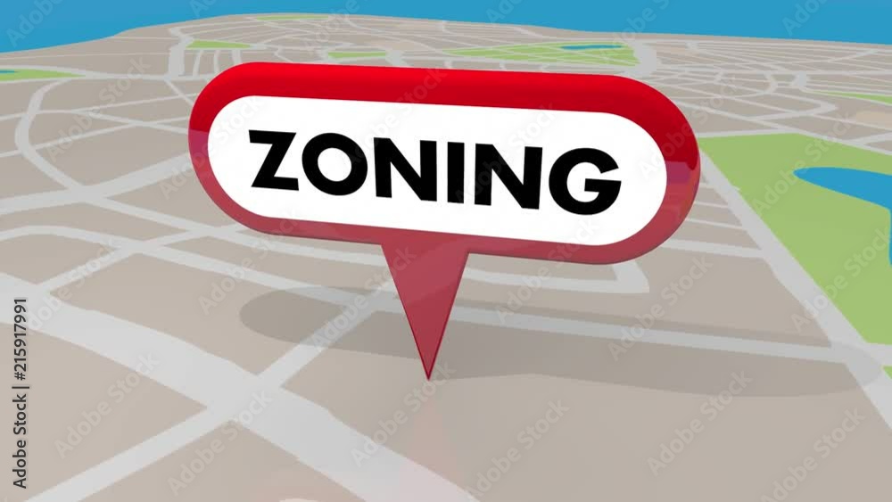 Zoning Ordinance Building Zones Map Pin 3d Animation Stock ビデオ | Adobe ...