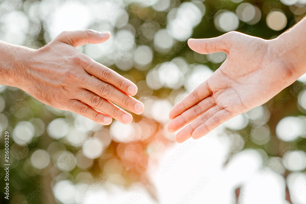 helping hand concept.Thank You For Your Support. how can i help you ...