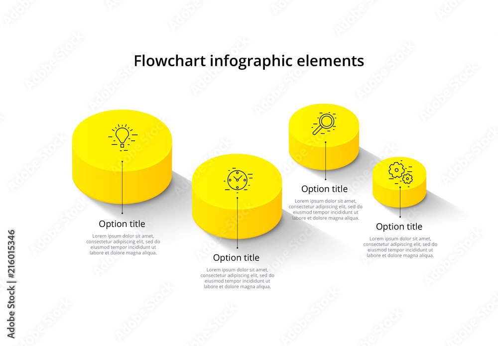 4-Step Infographic Layout Stock Template | Adobe Stock