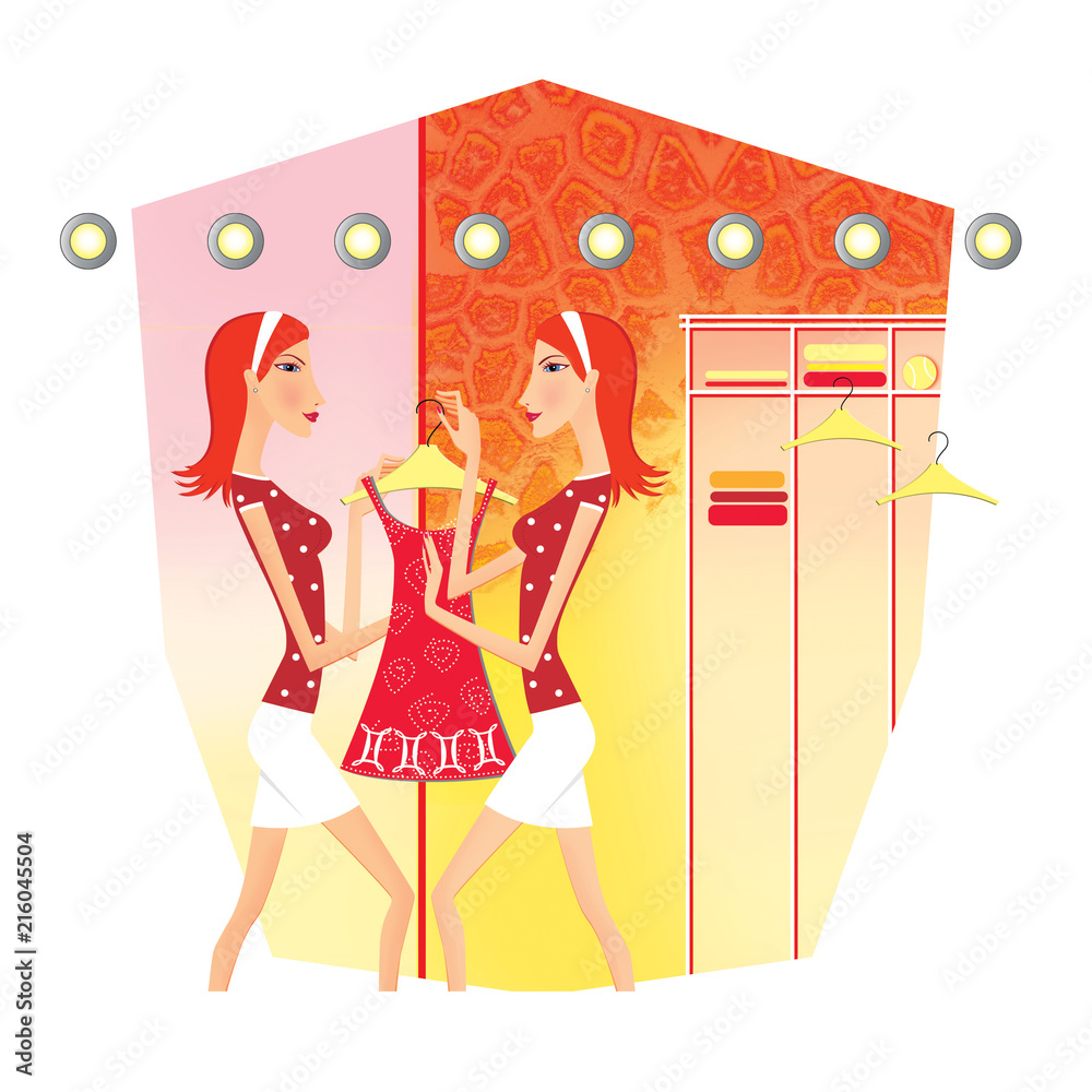 Twin Reflection In Mirror