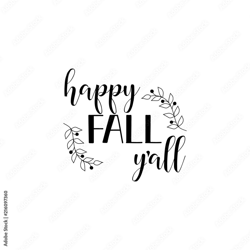 Happy Fall Yall Printable