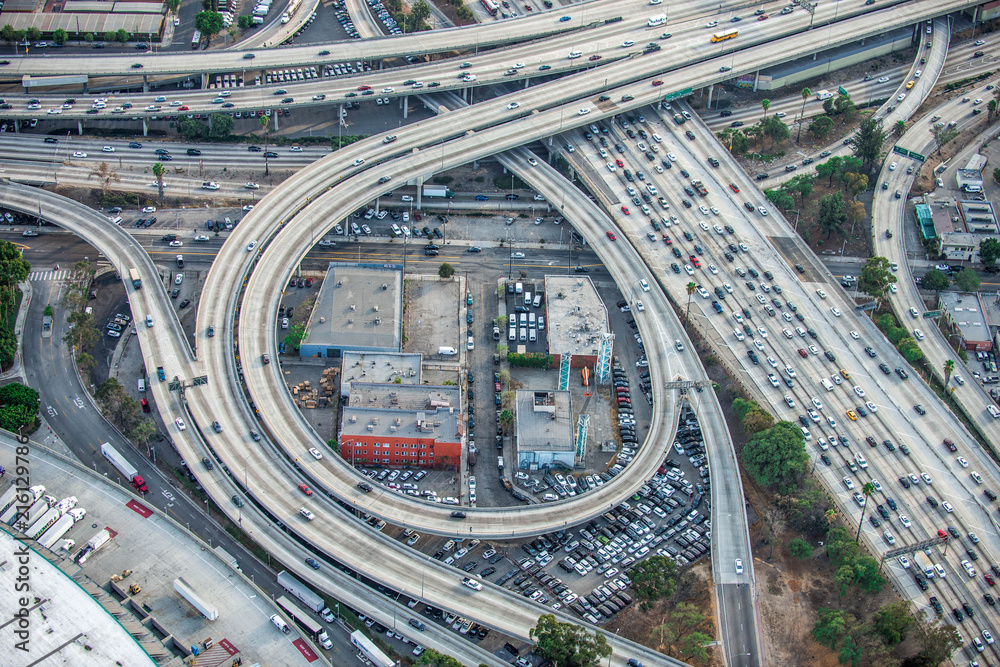 Interchange , Loops , and Highways Stock Photo | Adobe Stock