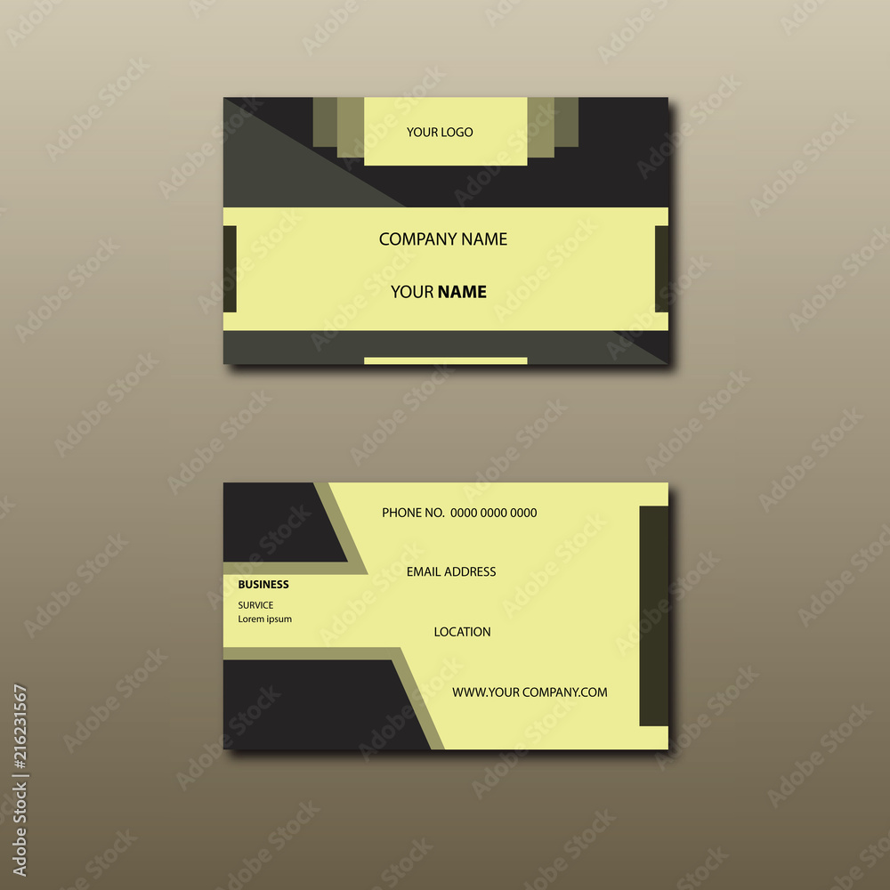Business card Stock Vector | Adobe Stock