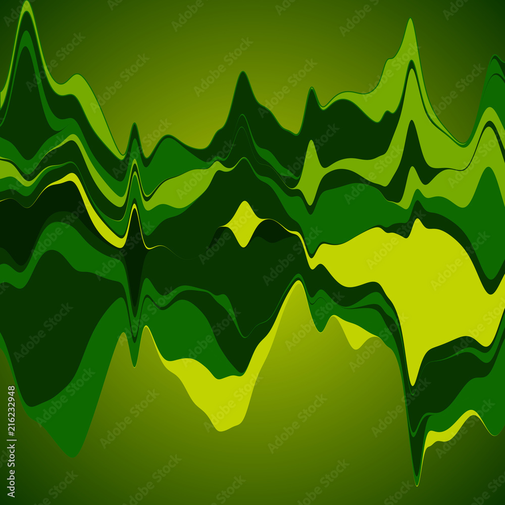 Big Data Visualization Streamgraph Futuristic Infographic Inf Stock