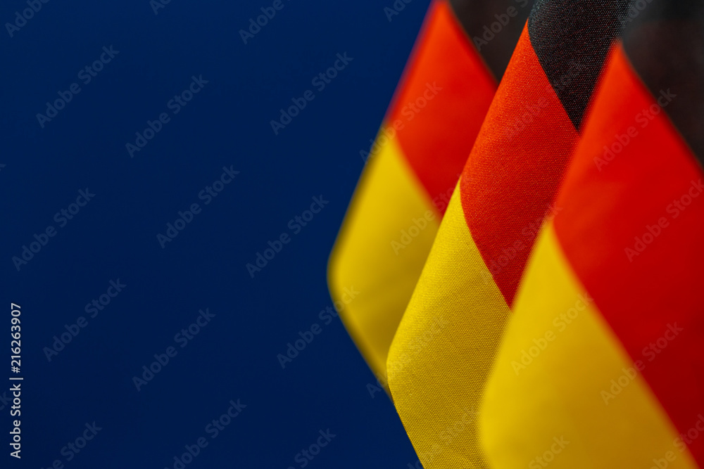 Flags of Germany with blue background and space for your project. Stock ...