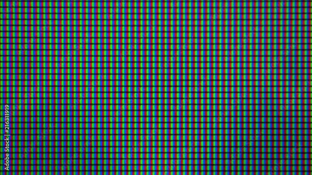 Vídeo do Stock: Macro of liquid crystal structure of IPS-matrix of ...