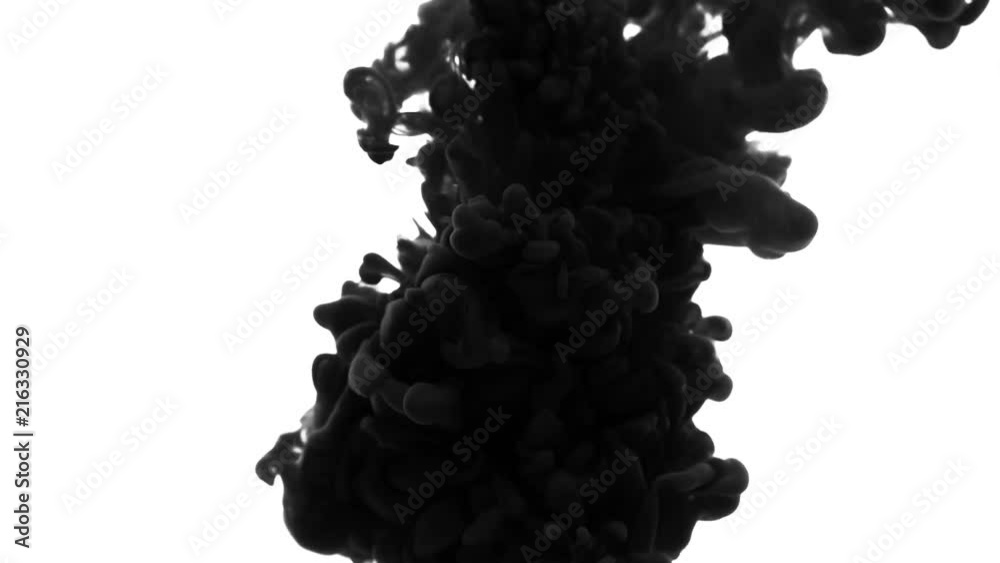 Vidéo Stock Ink Smoke Transition - Transition animation resembling ink ...