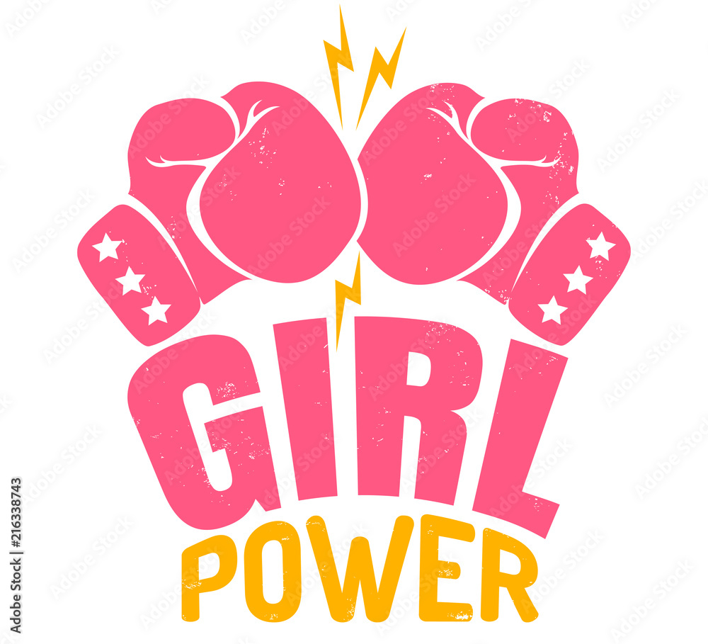 Poster Girl power Stock Vector | Adobe Stock