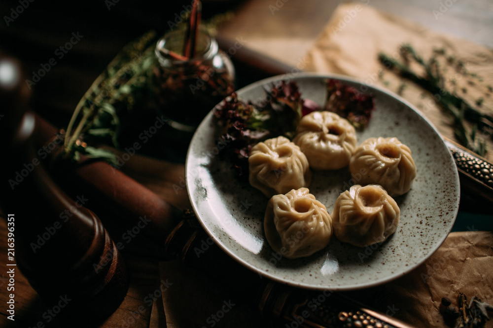 Mongolian traditional food Stock Photo | Adobe Stock