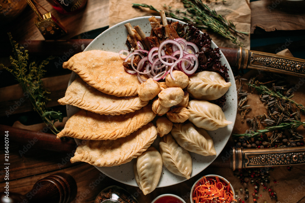 Mongolian traditional food Stock Photo | Adobe Stock