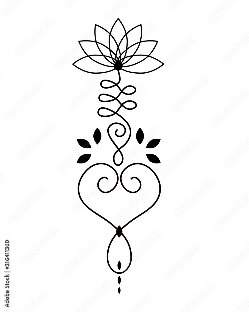 Unalome Stock Vector | Adobe Stock