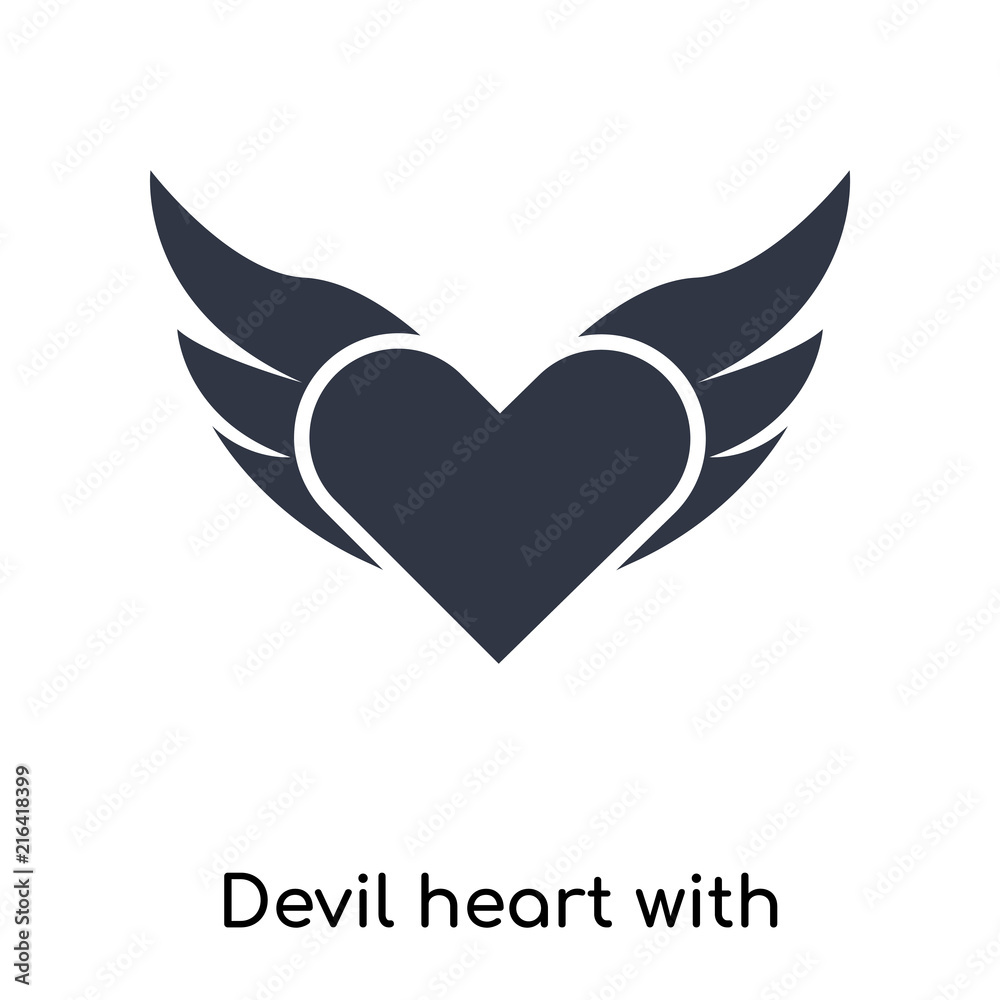 Heart With Devil Wings