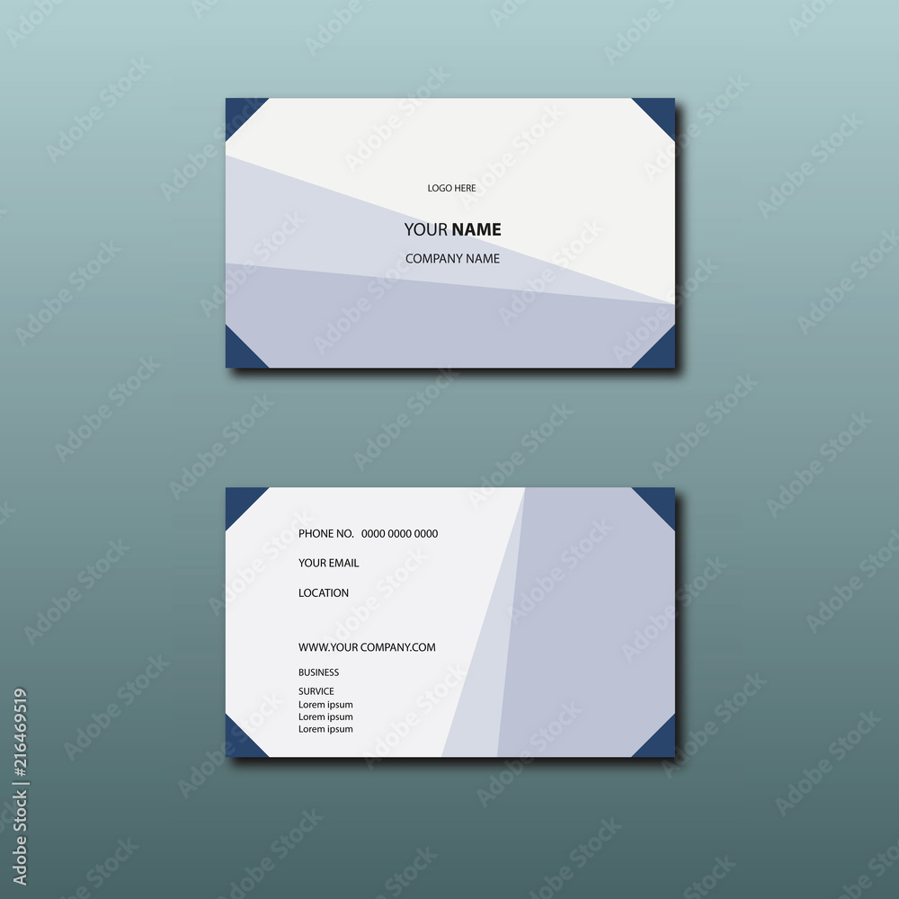 Business card Stock Vector | Adobe Stock