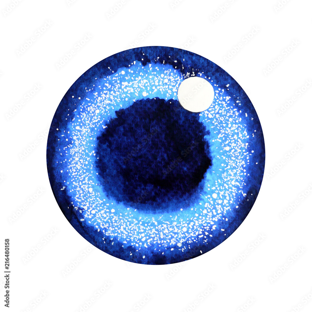indigo color of chakra symbol third eye concept, flower floral ...