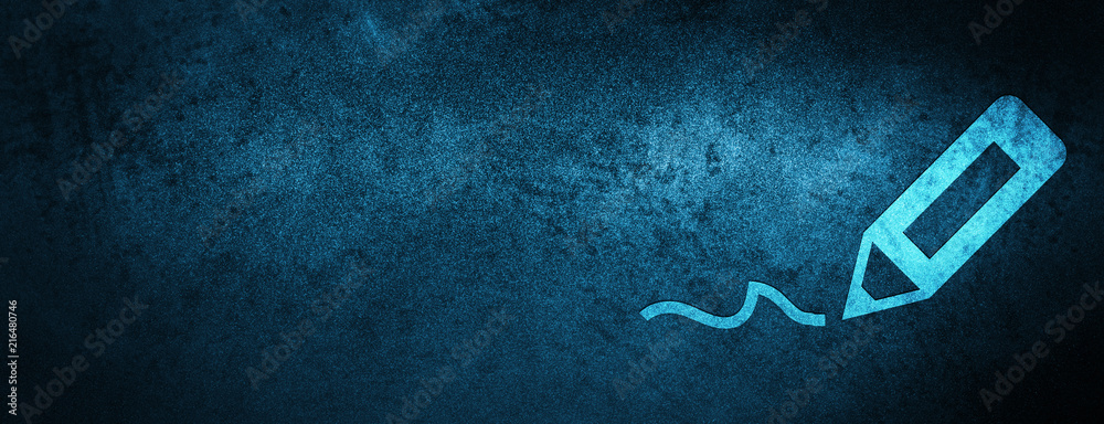 Sign up icon special blue banner background Stock Illustration | Adobe ...