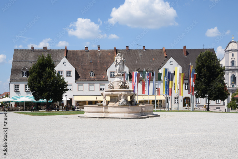 Altötting. Bayern. Deutschland - Juli 30,2018 : Ein Blick auf den ...