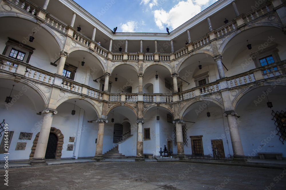 Piast Castle in Brzeg In Poland. Piast dynasty mausoleum Stock Photo ...
