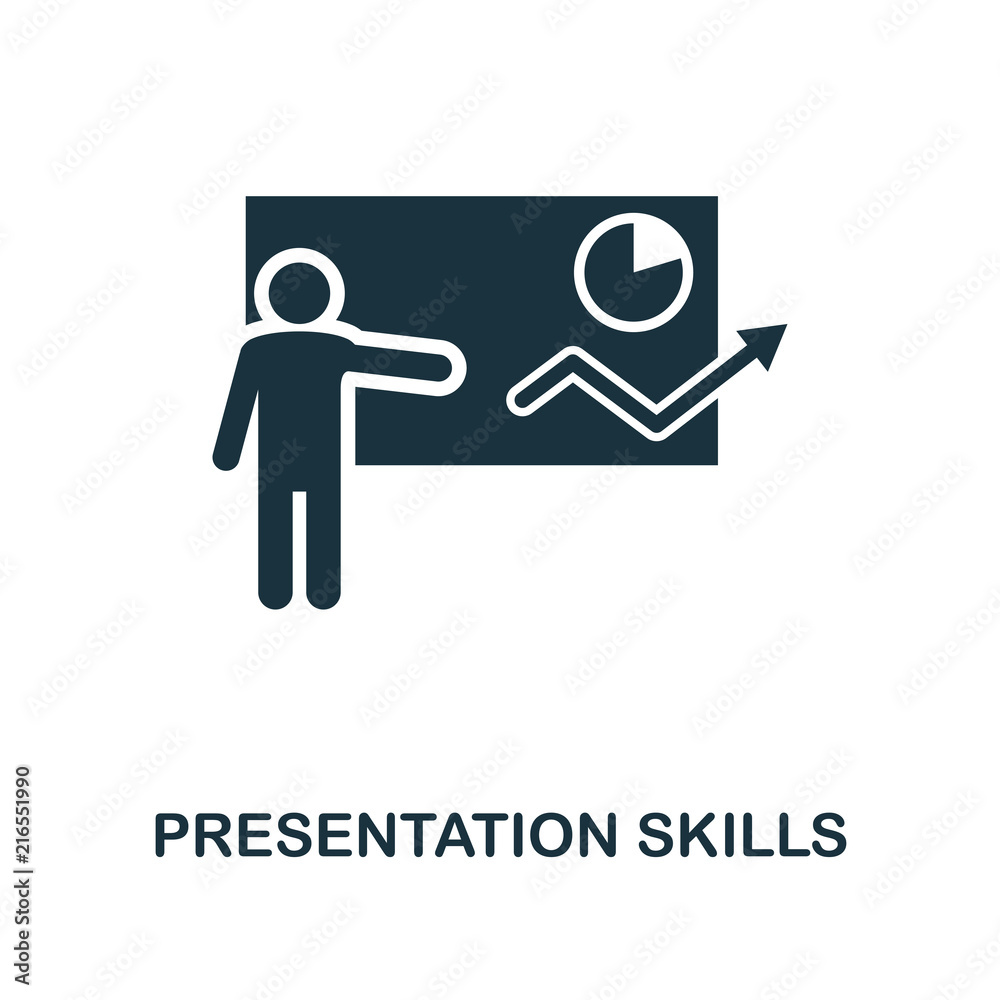 Presentation Skills creative icon. Simple element illustration ...