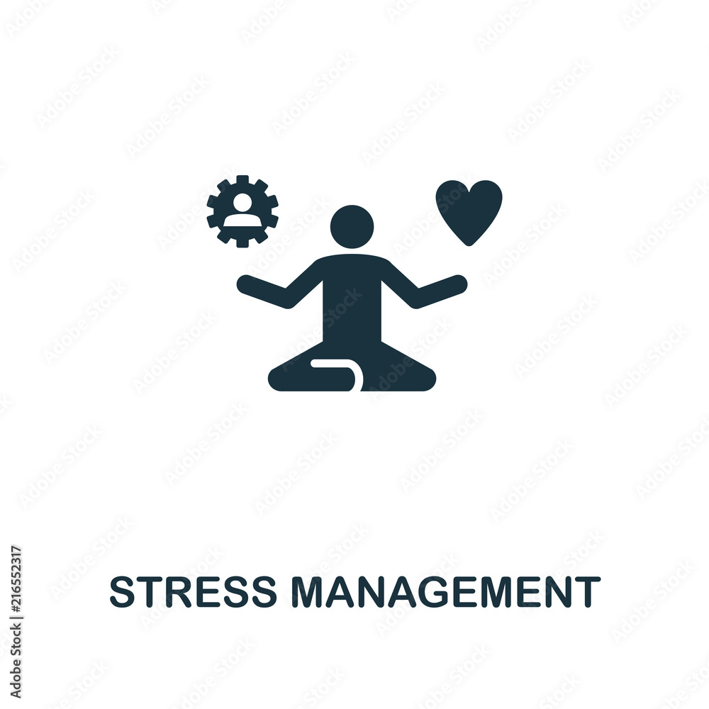 Stress Management creative icon. Simple element illustration. Stress ...