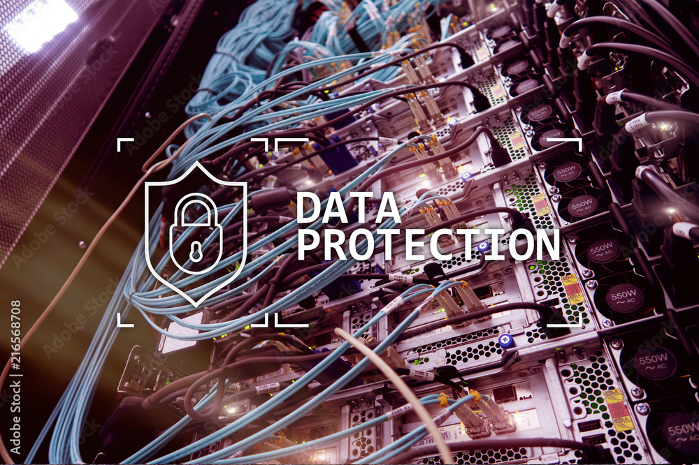 Data protection, Cyber security, information privacy. Internet and ...