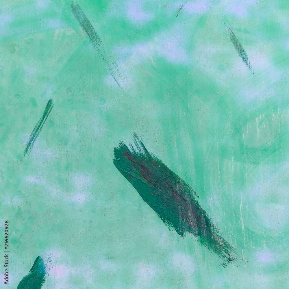Light Green Painted Surface With Smears Of Dark Green Paint On Top Of light-green-painted-surface-with-smears-of-dark-green-paint-on-top-of