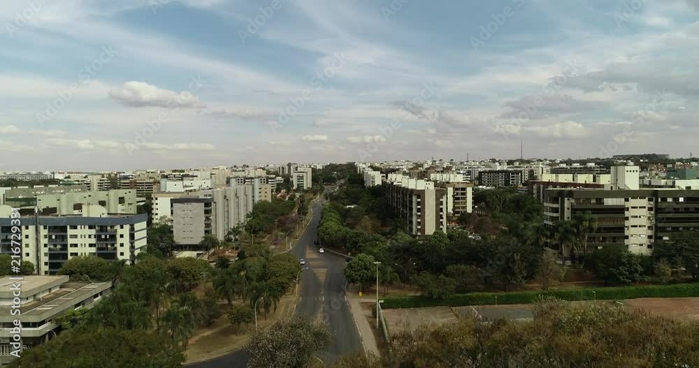 Vista áerea das quadras da Asa Norte, Brasília vídeo de Stock | Adobe Stock