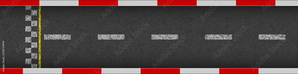 Finish line racing background top view. Art design. Kart race. Grunge ...