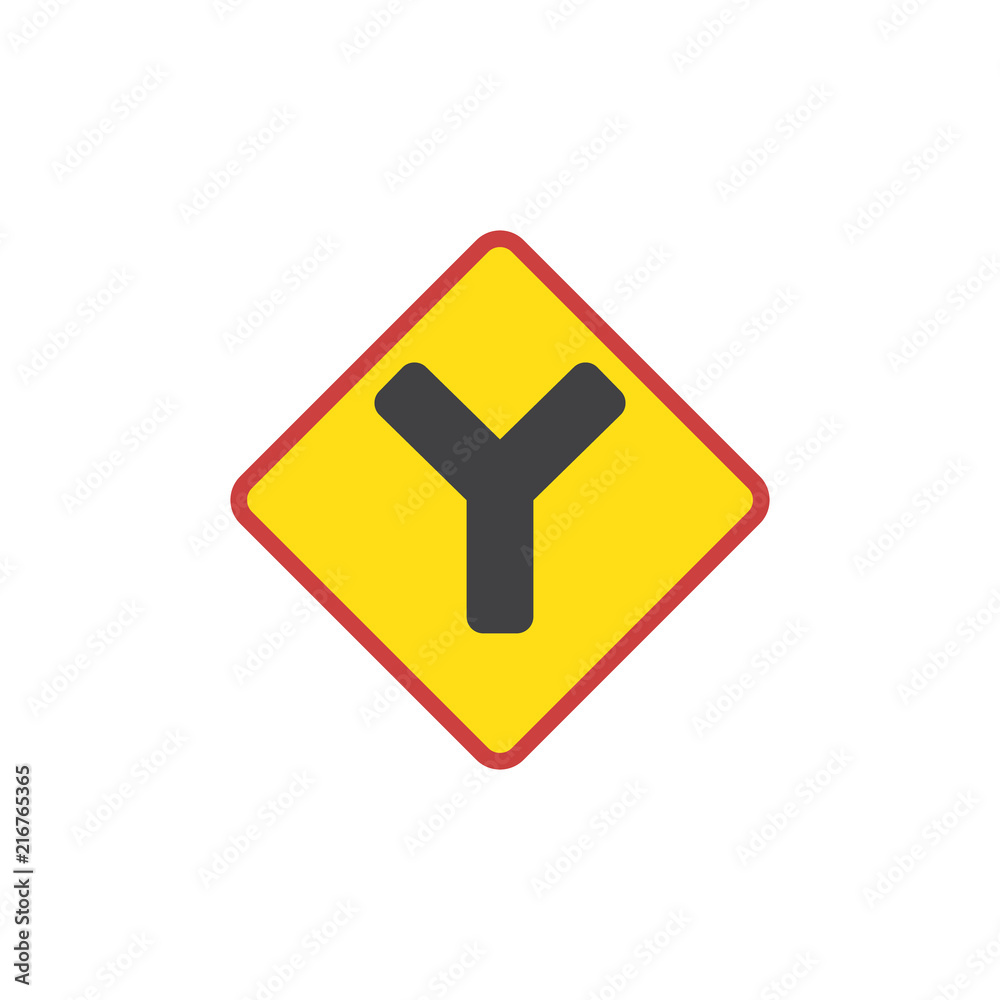 Two Way Intersection Sign