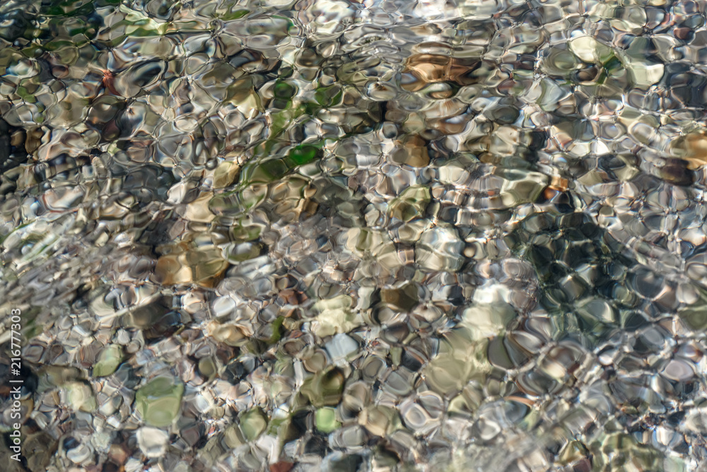 Stones under water, background texture Stock Photo | Adobe Stock