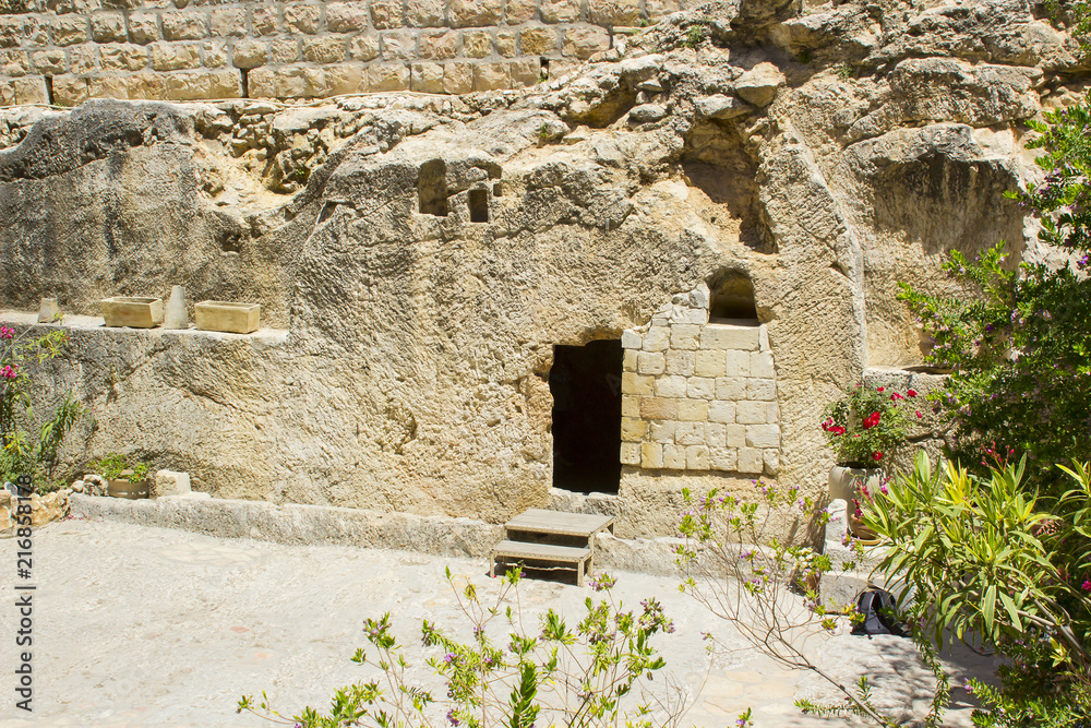 The Garden Tomb in jerusalem israel reputed to be the burial place of ...