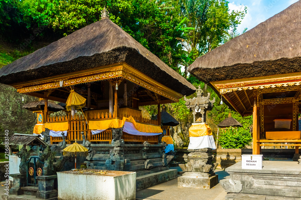 Ancient balinese temple Goa Gajah, Elephant Cave in Bali, Unesco in ...